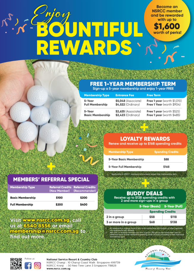Membership Promotions | National Service Resort & Country Club
