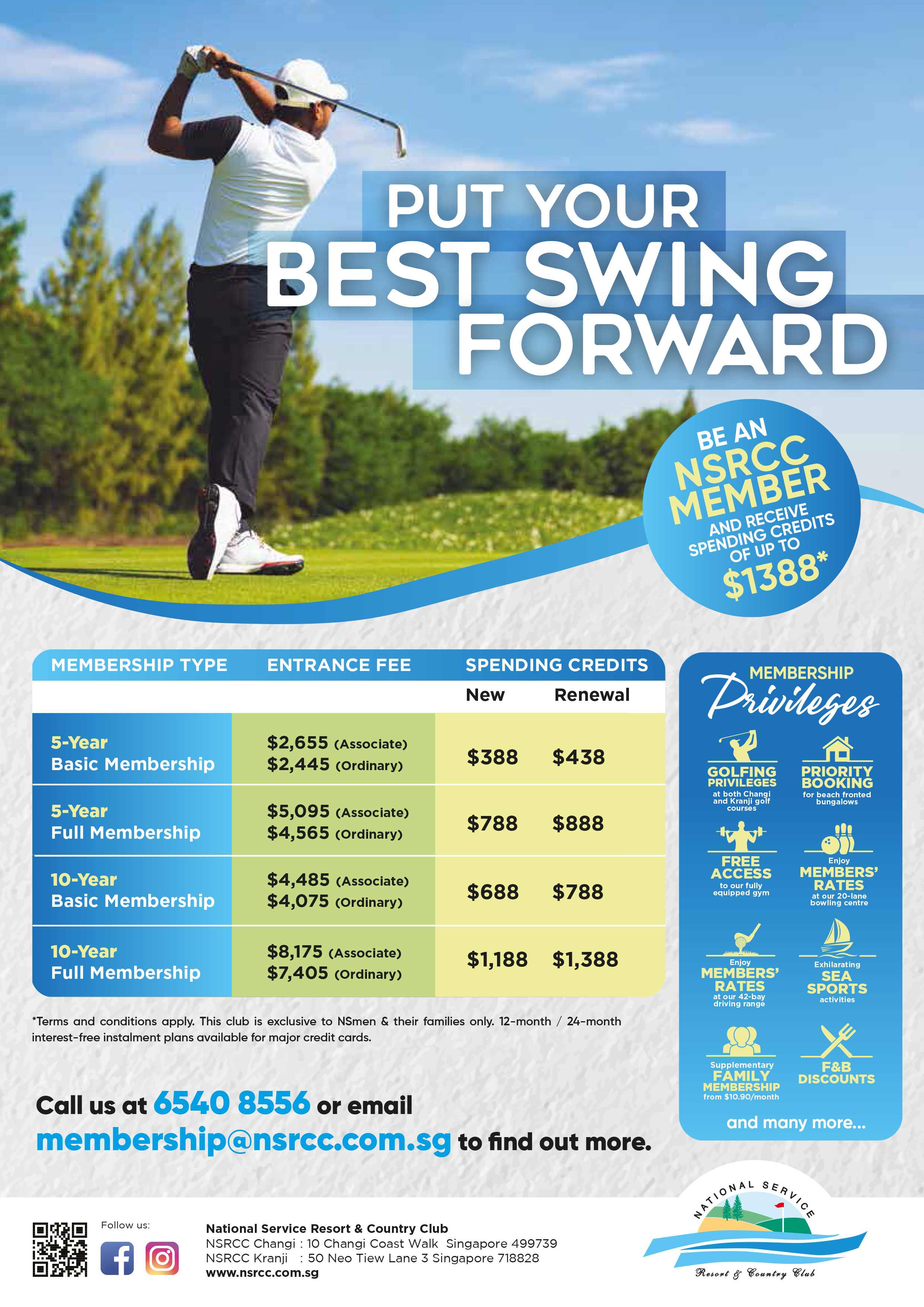 Membership Promotions | National Service Resort & Country Club