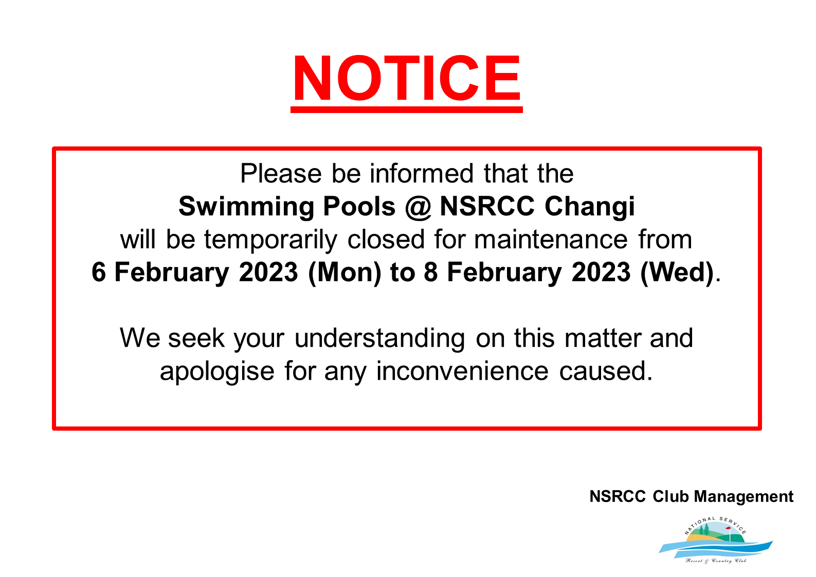 Club News | National Service Resort & Country Club