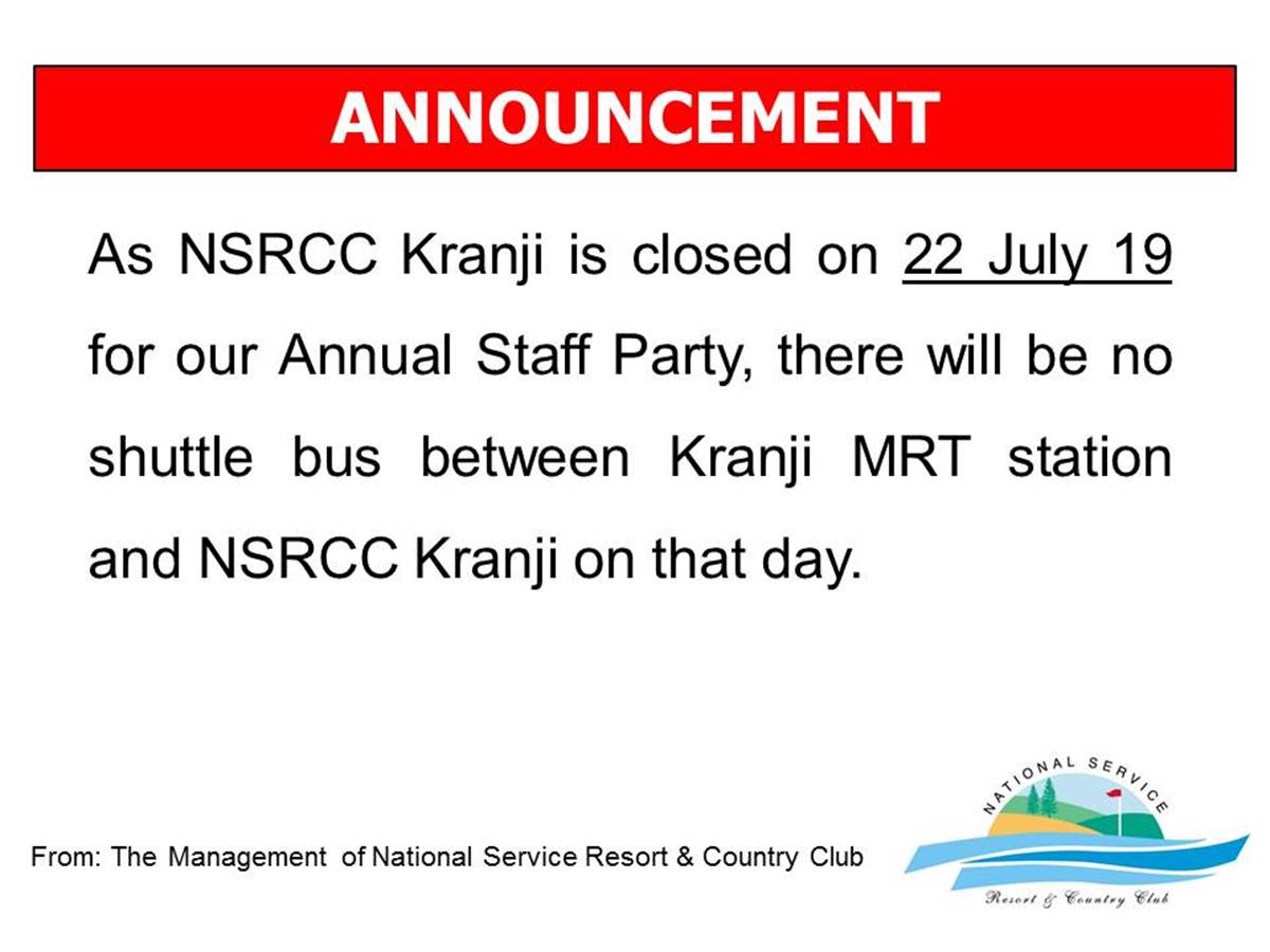 Directions/Bus Schedule - NSRCC Kranji | National Service Resort ...